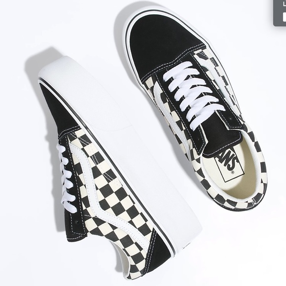 Vans | Shoes | Vans Checkerboard Old Skool Stackform Shoe | Poshmark